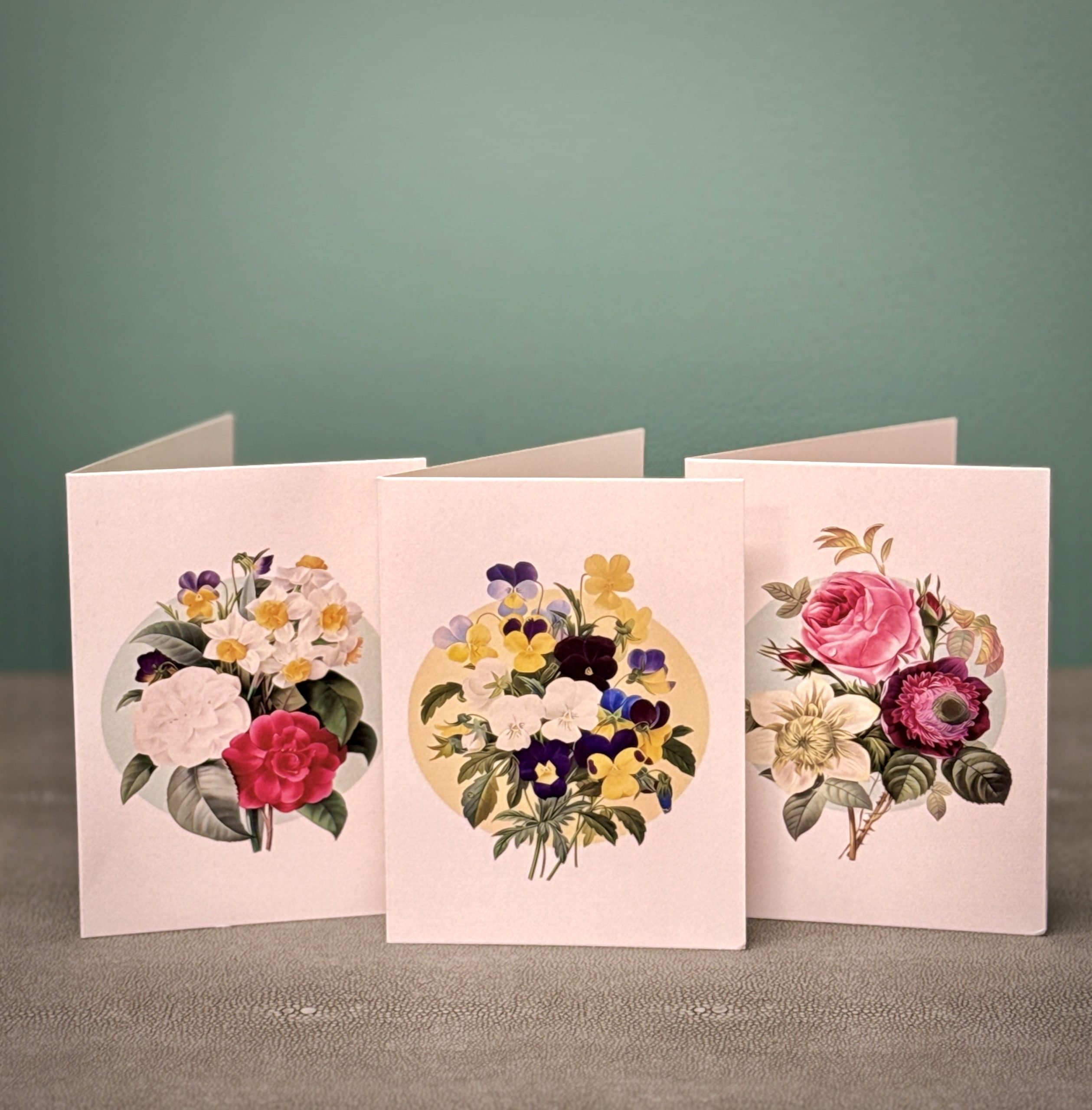 Flower Print Cards with Envelopes - Flower Chix